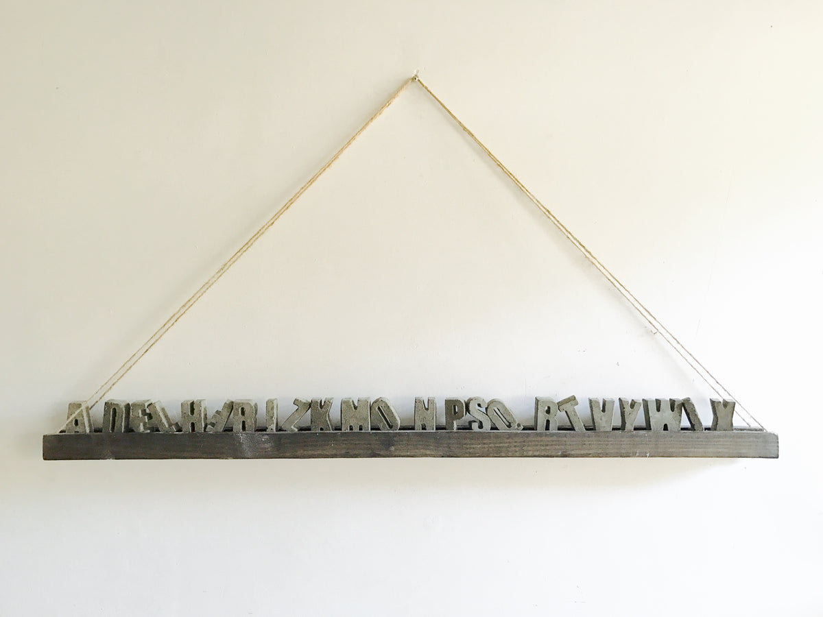 LOFT | Concrete Letters – LeeArtDesigns