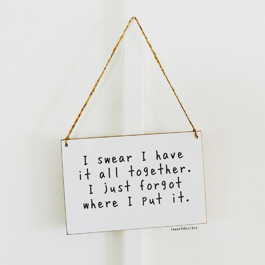 ICING | Hanging Whiteboard Sign – LeeArtDesigns