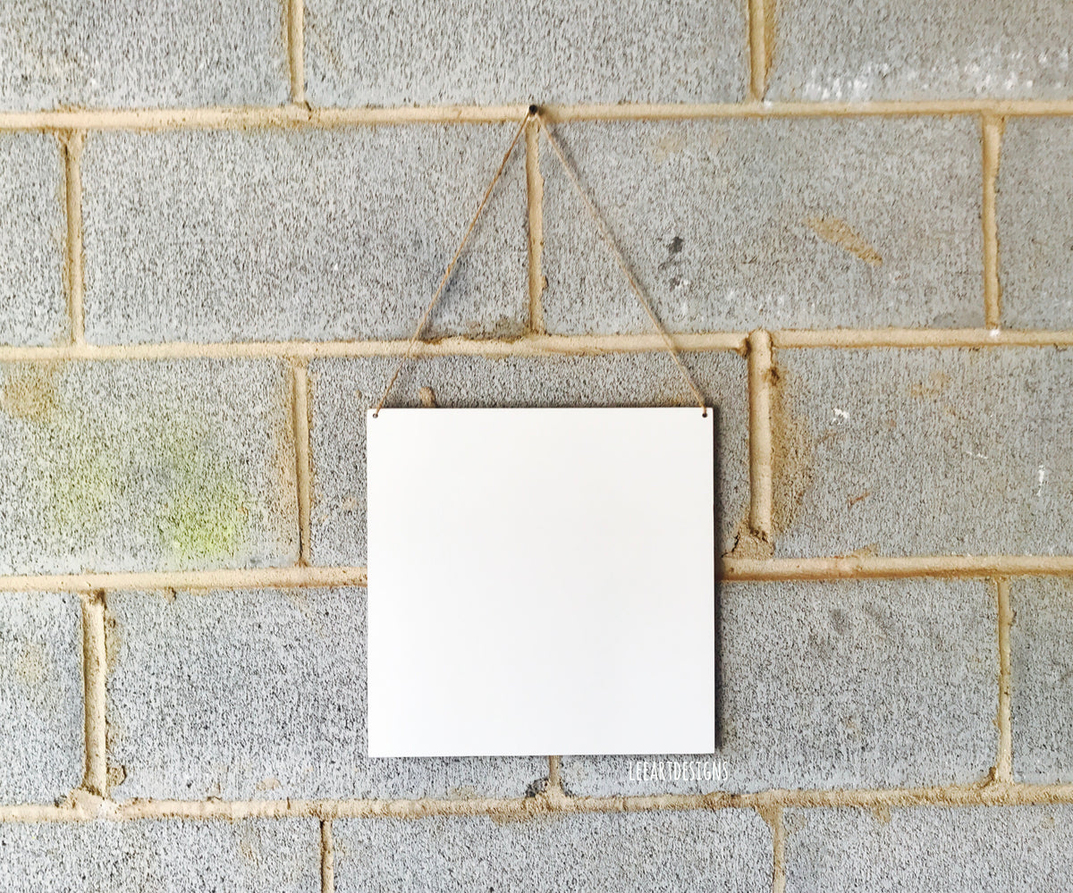 FROSTED | Hanging Whiteboard Sign – LeeArtDesigns